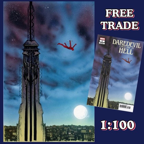 [FREE] DAREDEVIL COLD DAY IN HELL #3 DANIEL WARREN JOHNSON 1:100 ‼️🔥PRE ...