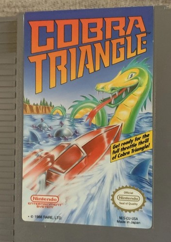 Cobra Triangle Nintendo NES - Authentic Game And Sleeve | eBay