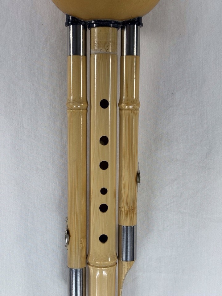 Chinese Hulusi Gourd Flute Key of Bb Bamboo Folk Instrument – Tested ...