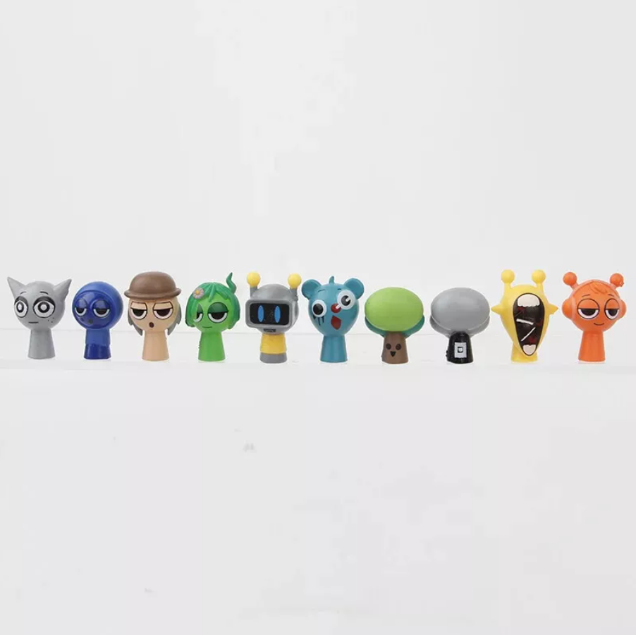 48pcs set Sprunki Model Toy Game Action Figures Toy Birthday Gift New ...