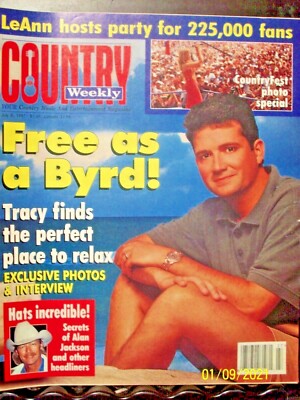 Country Weekly Magazine July 8 1997 Tracy Byrd Free As A Byrd Ships ...