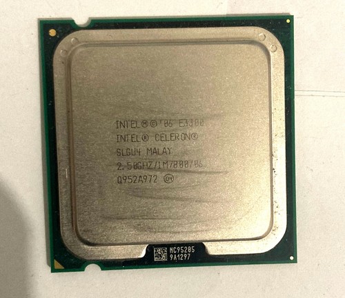 Intel Celeron Dual Core E3300 2.50GHz 1M 800MHz SLGU4 Socket LGA775 CPU | eBay