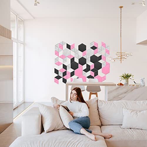 Triangle Acoustic Panels Beveled Edge Sound Proof Foam Panels Self ...