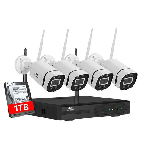UL-Tech Wireless CCTV Security Camera System | 3MP | WiFi | 8CH NVR ...