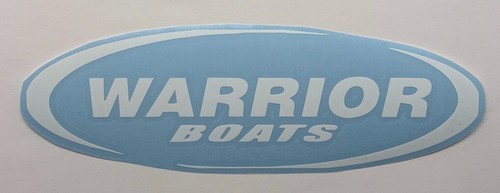 Warrior Boats Logo Die Cut Vinyl Decal Quality Outdoor Sticker Boat Car ...