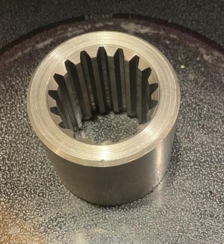 1-1/2" 17 Tooth Spline Shaft Coupler Hydraulic Pump Motor Tractor PTO ...