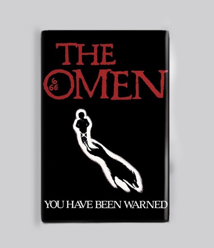 THE OMEN (1976) - 2" x 3" MOVIE POSTER MAGNET (70s cult horror damien ...