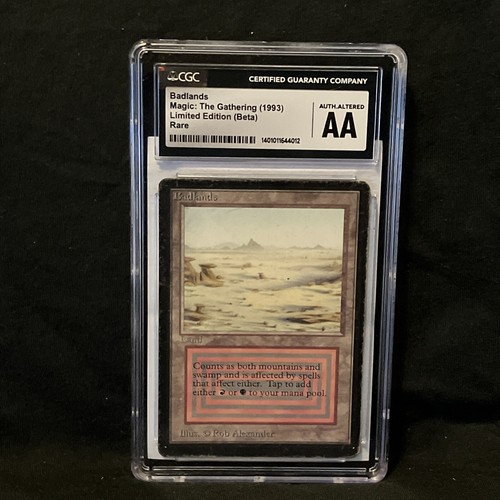 Badlands Beta Dual Land CGC Authentic (4012) Magic | MTG | eBay