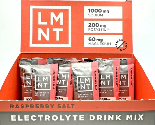 LMNT 10 Pack Electrolyte RASPBERRY SALT Keto Paleo Carnivore Fasting | eBay
