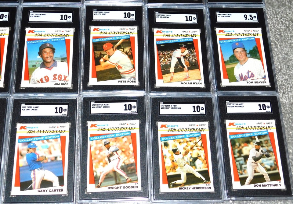1987 Topps Kmart 25th Anniversary Complete Set Baseball Cards - All ...