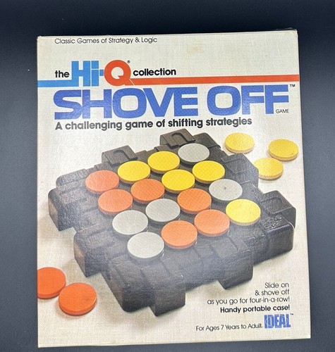 Complete Hi-Q IDEAL SHOVE OFF Game From 1984 In Original Box HTF ...