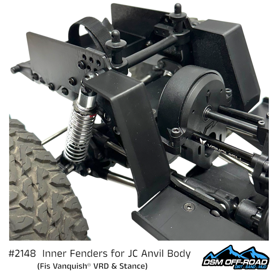Inner Fenders for JConcepts® Anvil Body (fits Vanquish® VRD & Stance ...