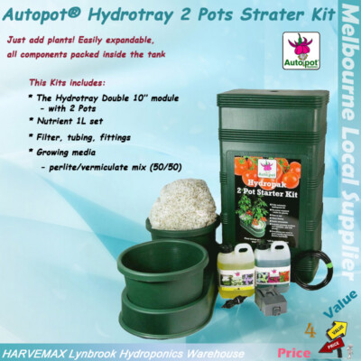 AutoPot 2 Pots Starter Kit Watering Feeding Systems Hydroponics Grow ...