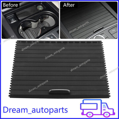 Black Car Center Console Roller Blind Cover For Mercedes-Benz ML W166 ...