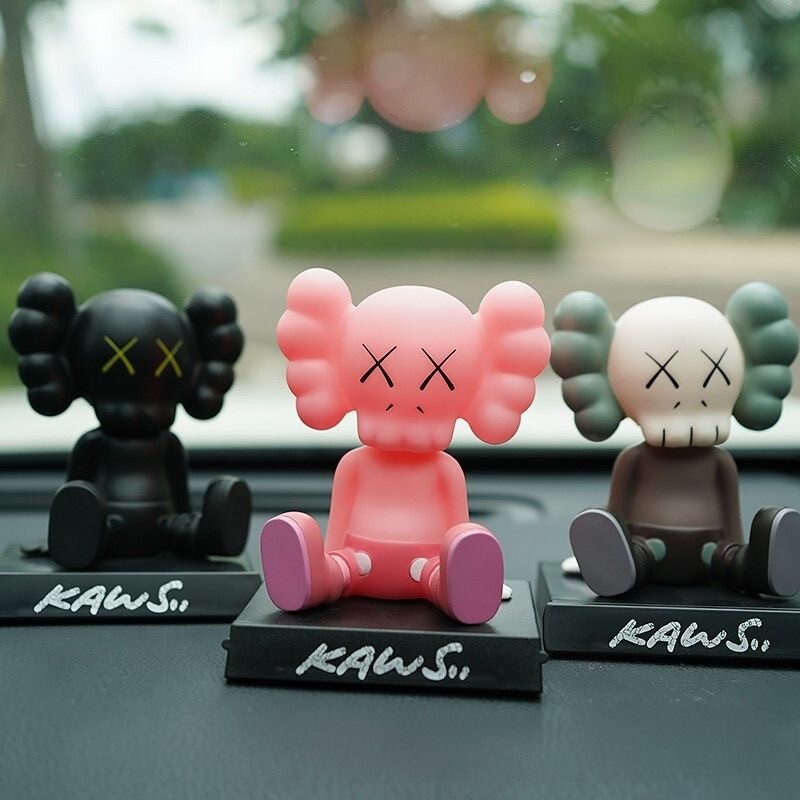 Kaws Companion Figure Sitting Car dashboard Desktop Deco Art Toy ...