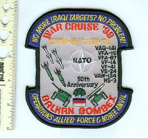 Military Patch USN 1999 Noble Anvil Task Force Cruise | eBay