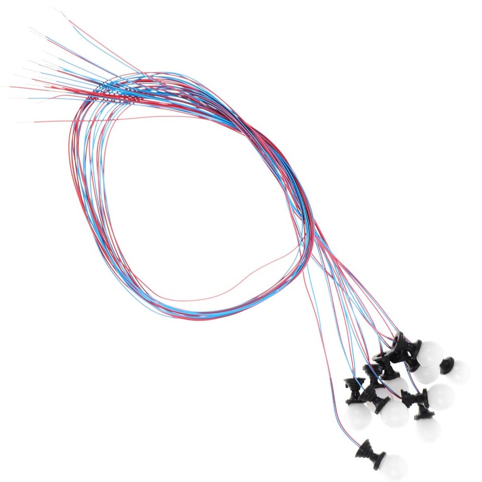 10 Pcs Tiny Pillar Lamp Model Mini Yard Post Lights DIY Sand Table ...