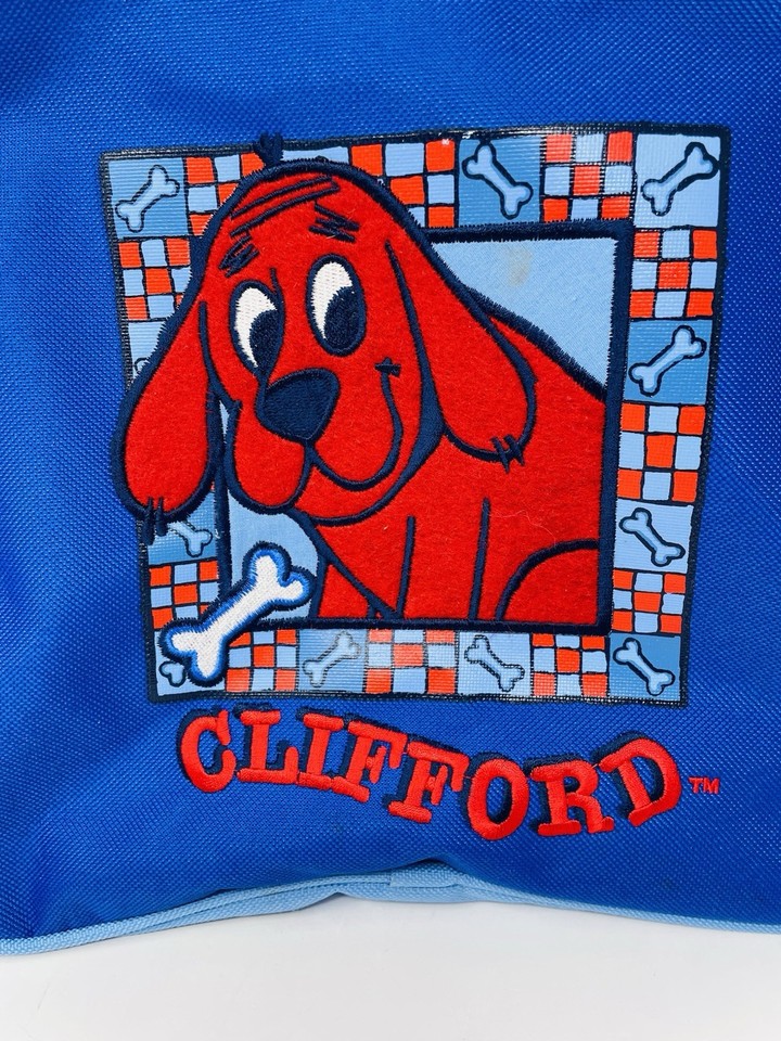 Vintage Clifford Big Red Dog School Book Backpack SCHOLASTIC ...