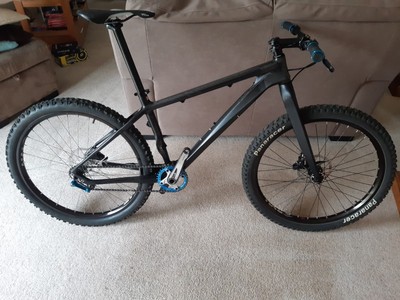 On-One Carbon Fibre Hard Tail MTB Small Medium Single Speed 26" Wheels ...