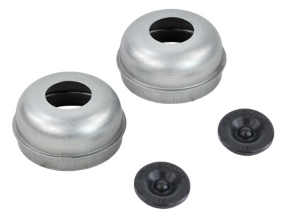 2-Pack Trailer Grease Cap Kit for 5.2K-6K EZ Lube Axles 2.44" Diameter ...