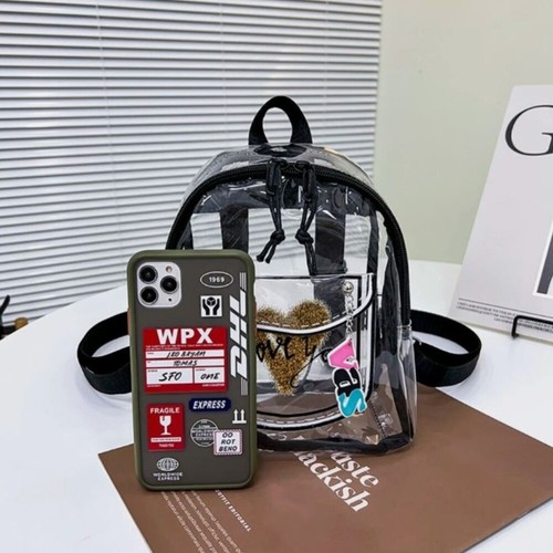 PVC Backpack Large Capacity Shopping Bags New Jelly Bag | eBay