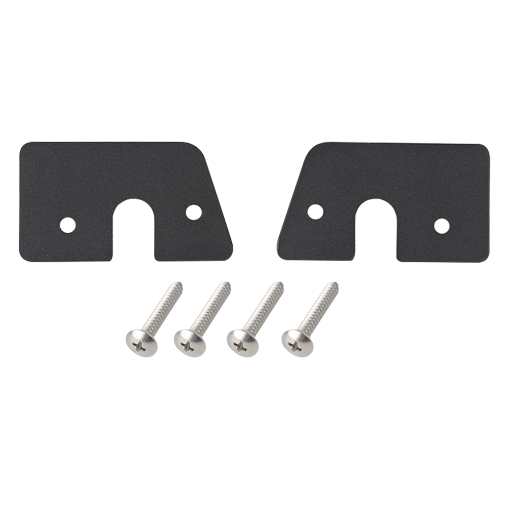 2PCS Sunshade Visor Clips Repair Mount Kit Black For Jeep Wrangler JL ...