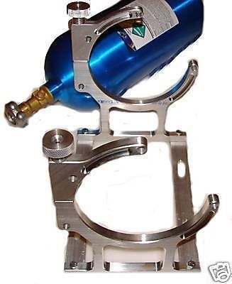 Single Nitrous NOS Billet Bottle Mounting Bracket Kit ZEX NX N2O 10lb ...