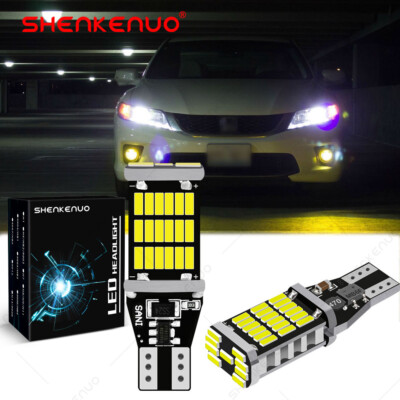 2 T15 LED Light Headlight Strip Bulbs For Honda Accord 4dr Sedan 2dr ...