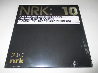 NRK 10 Joey Negro Presents Akabu The Way/Nick Holder Player1 Vinyl 10" EP Record | eBay