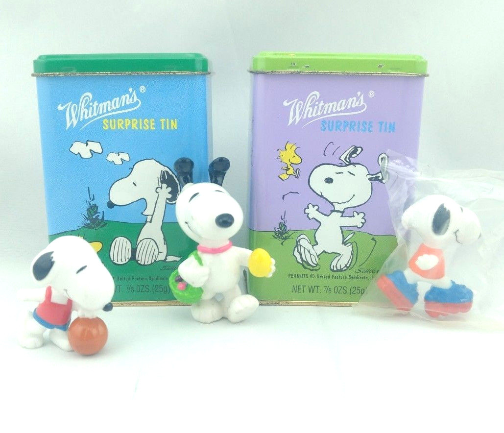 Vintage PEANUTS Toy Snoopy Whitmans Surprise Tin | eBay