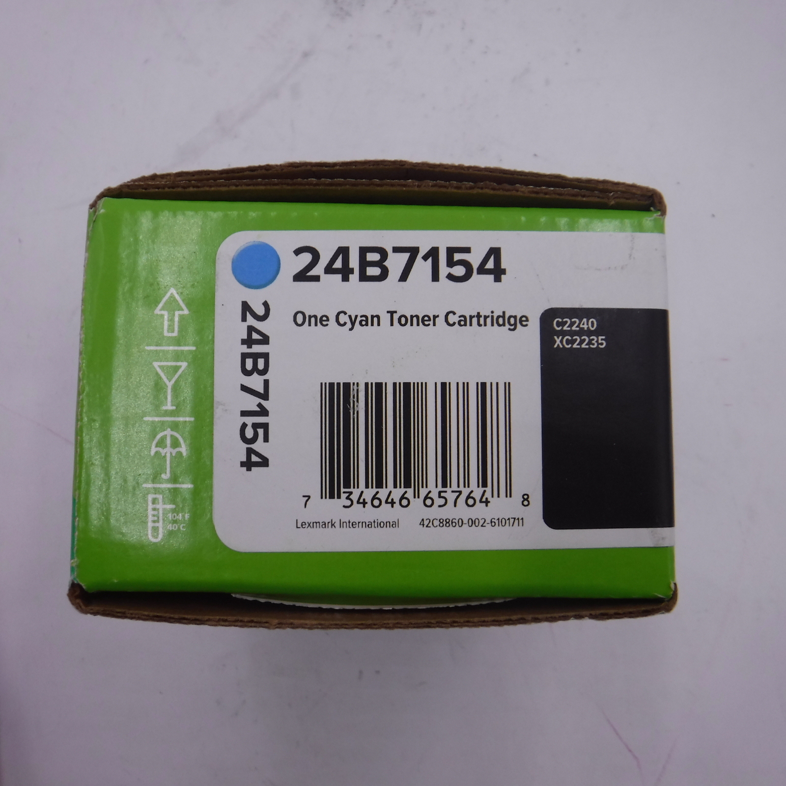 24B7154 Lexmark Xc2235 Toner Cartridge Cyan for sale online | eBay