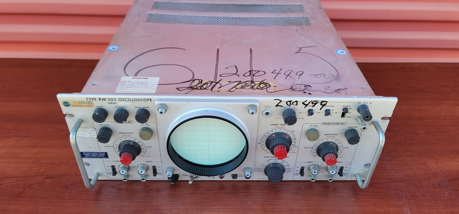 Tektronix Type 503 RM503 Oscilloscope Rack Mount Tested Working for ...