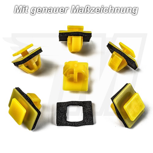 10x Trim Clip Door Mount with Gasket for Hyundai | 8775835000 ...
