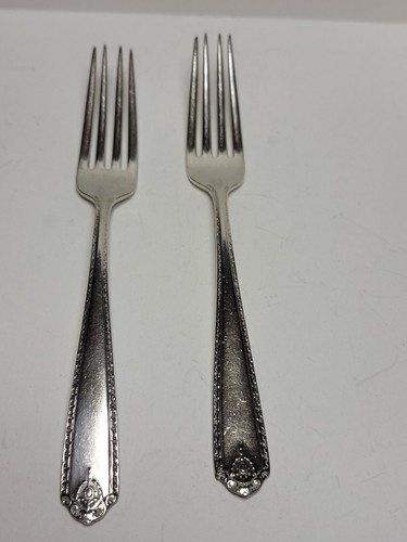 Set of 2 Westmoreland Lady Hilton Sterling Silver Dinner Forks | eBay