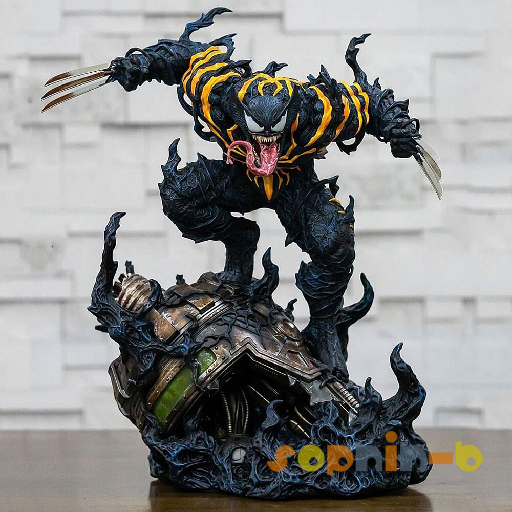 Wolverine Venom Venomized 4 Heads 1:6 Model Kit Unpainted 3d Print ...