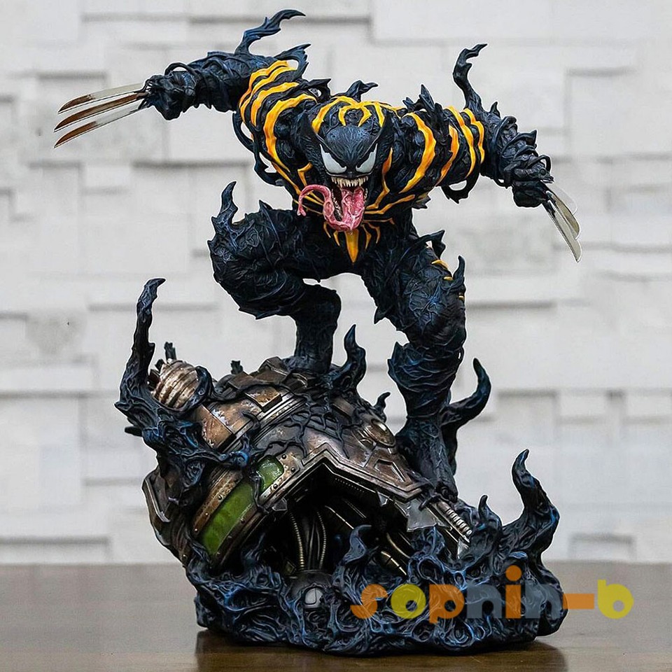 Wolverine Venom Venomized 4 Heads 1:6 Model Kit Unpainted 3d Print ...