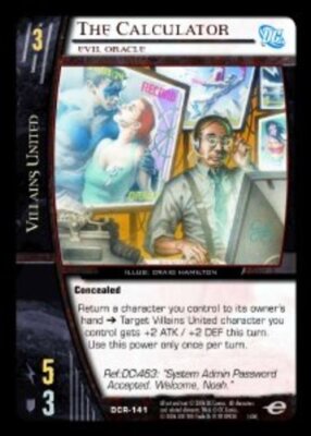 VS System: The Calculator, Evil Oracle [Played] DC Infinite Crisis TCG ...