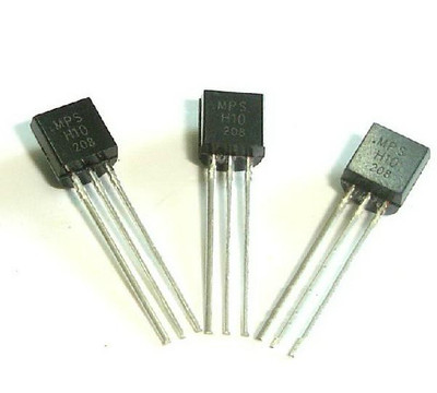 10pcs MPSH10 NPN RF TRANSISTOR 25V 50mA TO-92 VHF/UHF New Good Quality ...