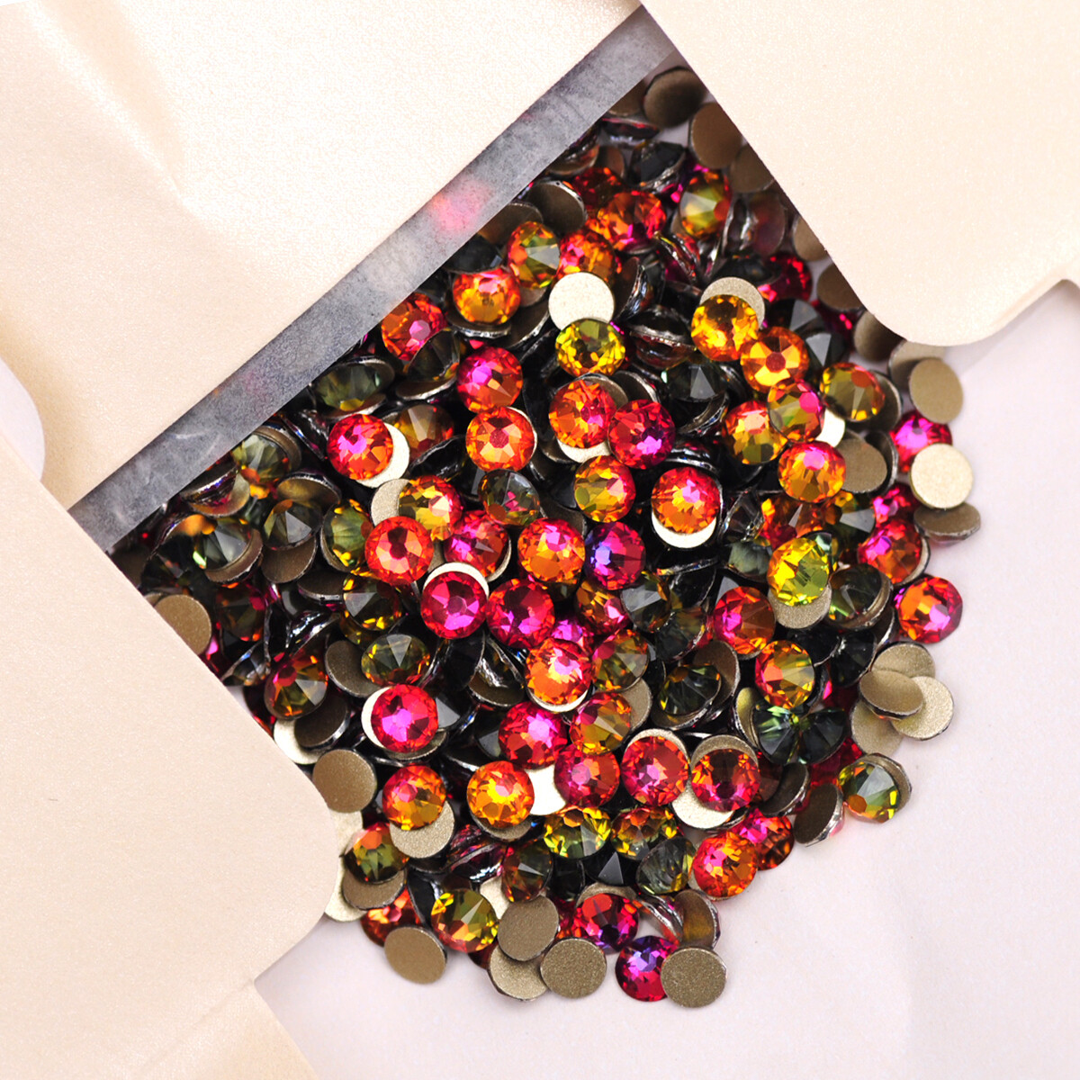 high-quality 2088 Green Blue Volcano Flatback Non Hotfix Nail Art ...