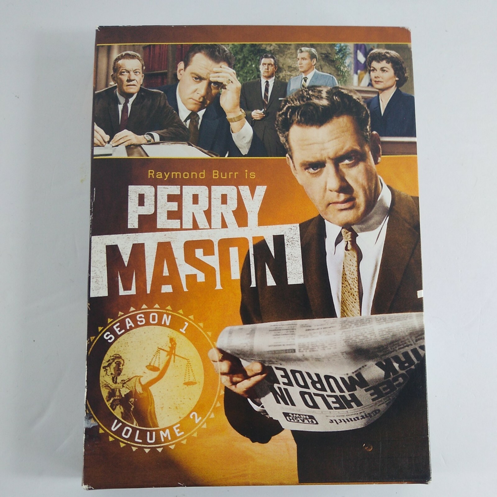 Perry Mason DVD Set Season 1 Volume 2 Only Raymond Burr 1958 Crime ...