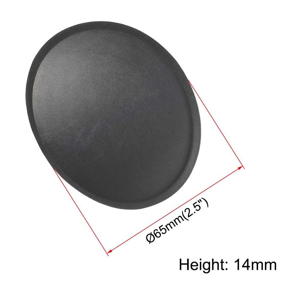 2 Pcs Speaker Dust Cap 65mm/2.5" Diameter Subwoofer Paper Dome Coil ...