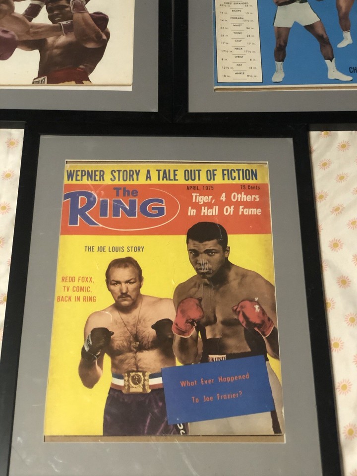 vintage lot of 1970’s issue’s of The Ring boxing magazine featuring ...
