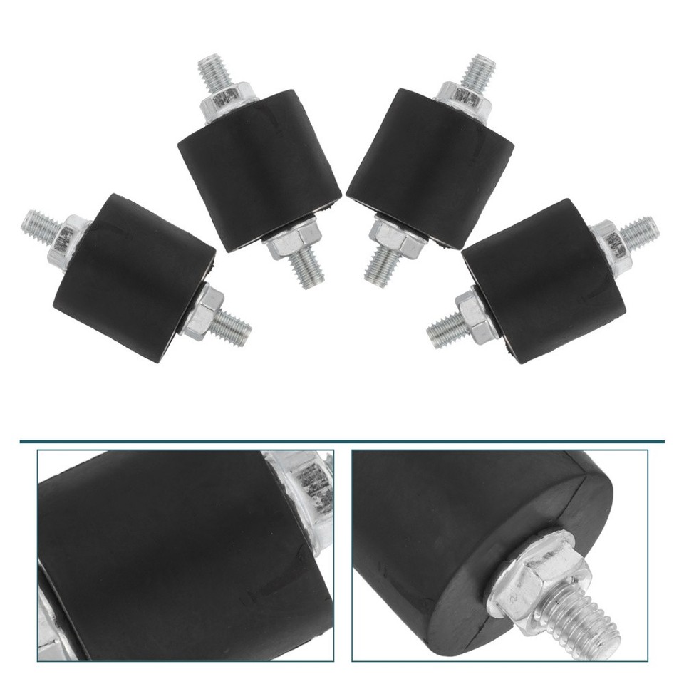 4 Pcs Air Compressor Anti-vibration Isolator Mounts Absorbing Pad | eBay