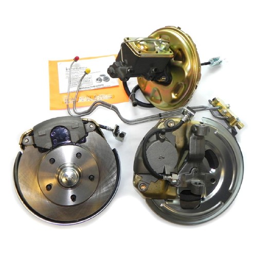 71-72 A-body Front Power Disc Brake Conversion Wheel Kit Caliper Rotor ...