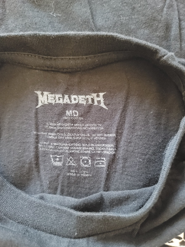 Megadeth concert T shirt slightly used | eBay