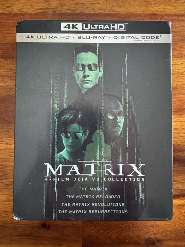 The Matrix: 4-Film Déjà Vu Collection 4K Ultra HD Blu Ray | eBay