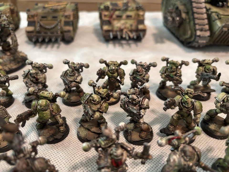 Warhammer 40k Horus Heresy Death Guard Army Painted | eBay