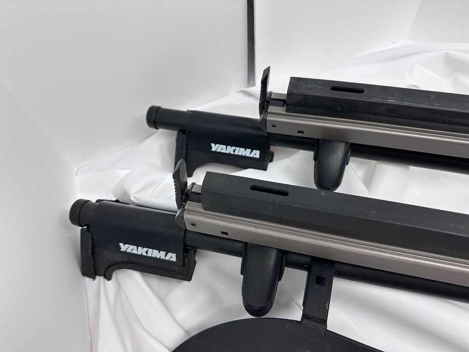 Yakima RailGrab Round Bar Roof Rack 48" set, POWDERHOUND Ski/snowboard ...