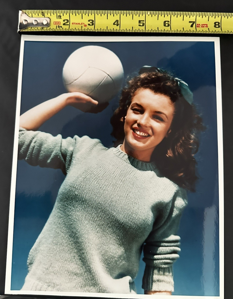 Marilyn Monroe -Agfa Photo Print - Volley Ball | eBay