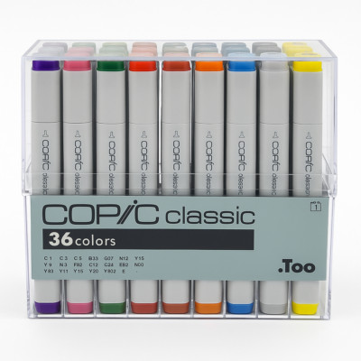 Copic Classic 36 Colors Marker Set – Professional Art Markers | eBay
